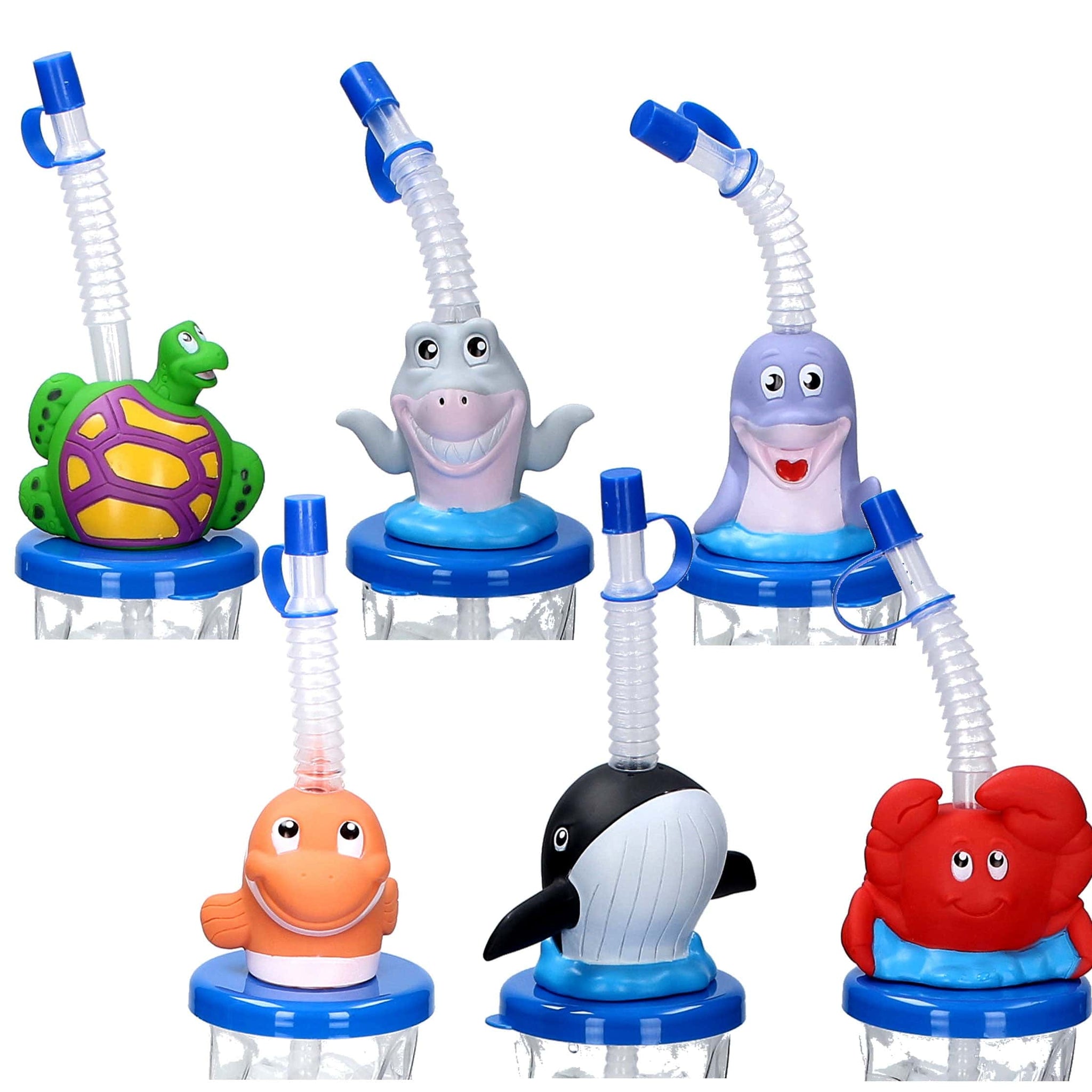 Animals Twisty Cups (54 Cups) - for Cold or Frozen Drinks, Kids Partie ...